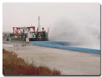 China 500 mm Cutter Head Suction Dredges for sand dredging with dredging depth 15 meters underwater for sale