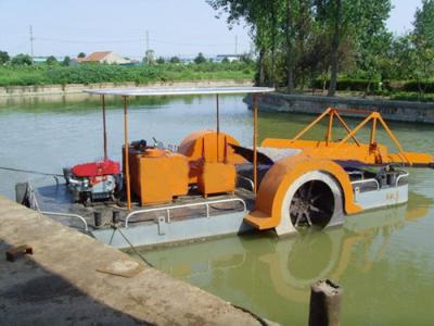 China River Floating Weed  Flower Harvesting Cleaning Boat Low Noise for sale