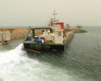 China 3800 m3/h Hydraulic Dredging Machine with Cutter Head Diameter of 0.5m Dredging depth 15 m for sale