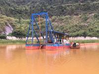 China The 14inch model jet suction dredger is designed to dig to a depth of ten meters for sale