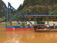 China The 14inch model jet suction dredger is designed to dig to a depth of ten meters for sale