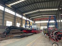 China The designed output of the 10 inch model suction sand dredger is 150 cubic meters per hour for sale