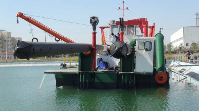 China 15m Dredging Depth Anchoring Boom 700mm  Cutter SuctioSand Dredger 1.5m Cutter Head for sale