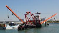 China 15m Dredging Depth Anchoring Boom 700mm  Cutter SuctioSand Dredger 1.5m Cutter Head for sale