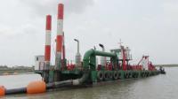 China 26 inch 1400 cbm/h Cutter Head Diameter Sand Suction Sand Dredger with Dredging depth 15m underwater for sale