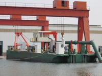 China 300mm 12 Inch 1500 M3/H Suction Small Sand Dredger Ship With 1500 M Discharge Distance for sale