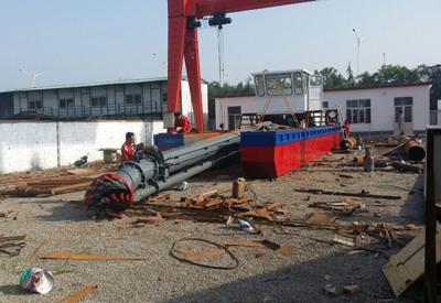 China Medium Capacity 8inch 800m3/h Cutter Suction Dredger for Dredging Equipment/River Sand Mining for sale