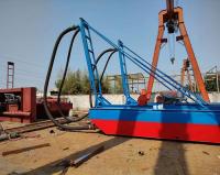 China Medium Capacity 10inch 1200m3/h Sand Dredger with A Red Color for River Sand Mining for sale
