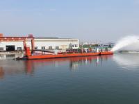 China High Performance 20 inch 700 cbm/h Solid Sand Suction Hydraulic Cutter Suction Dredger with Spud Carriage for Dredging for sale