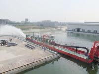 China High Performance 20 inch 700 cbm/h Solid Sand Suction Hydraulic Cutter Suction Dredger with Spud Carriage for Dredging for sale