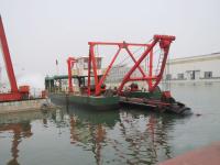 China GPS Navigation  450mm 18 inch Dredging Vessel with Suction Cutter Crown Type and Spud Carriage Sand Dredging for sale