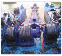 China 650mm 26 inch Cutter Suction Mud Dredging Boat Dredger Sand Suction with Spud Carriage and Anchoring Booms for sale