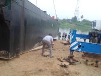 China Marine Cummins Diesel Engine Cutter Suction Dredging Boat for River Mud Dredging with 1500m Discharge Distance for sale