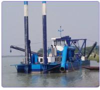 China 6 inch to 26 inch Cutter Suction Sand Mud Dredging Boat for Dock Dredging Depth 15 meters Underwater for sale