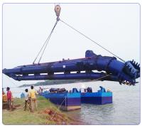 China 6 inch to 26 inch Cutter Suction Sand Mud Dredging Boat for Dock Dredging Depth 15 meters Underwater for sale