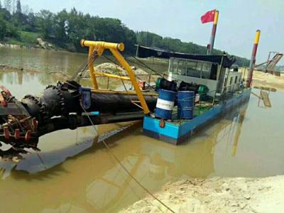 China Indonesia 20 inch 600m3/hr hydraulic cutter suction dredger for tin ore sand extraction at the seaside for sale