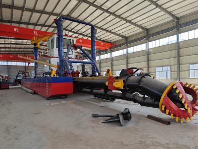 China Sand Dredger for Riverbed Mining with 1500m sup3 Water Flow Rate and 12-inch Conveying Capacity for sale