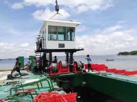 China Centrifugal Pump 26 inch Cutter Head Sand Suction Dredger Equipment for Non-Self-Propelled Mobility Dredging Project for sale