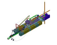 China 700mm Small River Small Sand Dredger For Sand Dredging From River Or Sea Sand Dredging Project for sale