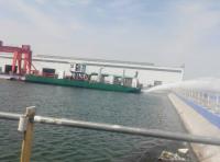 China 700mm Efficient Sand Dredger Machinery  / Sand Dredger With Anchor Booms And Spud Carriage for sale