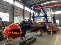 China Customized Sand Mining Cutter Suction Dredger For Coastal Projects Average Draught Of 1m for sale