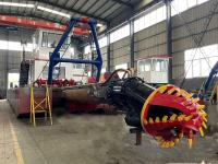 China Working Capacity 500 Cbm/H Driven Diesel Engine Customizable Cutter Suction Sand Dredger for sale