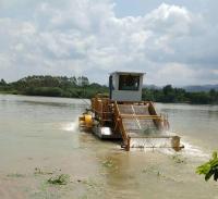 China 2 Section Aquatic Plant Harvester With 1.2M Harvesting Depth For River Waterweed Harvesting for sale