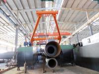 China 700 Cubic Meter Solid Sand or Mud Cutter Head Sand Suction Dredging Vessel with HDPE Pipeline for sale