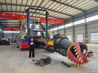 China Diesel Engine Sand 350mm Cutter Suction Dredger For River Mud for sale