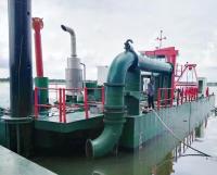 China Hydraulic Controlling Hydraulic Cutter Suction Dredger With Cummins Engine And Plc Siemens Operation Desk for sale