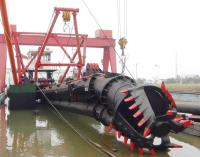 China Diesel Engine 400mm Cutter Dredger With Mud Pump for sale