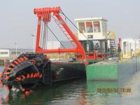 China High Performance Sand Dredging Port Dredging Cutter Suction Sand Dredger Diesel Power Anchoring Boom for sale