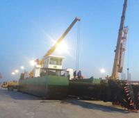 China High Performance Sand Dredging Port Dredging Cutter Suction Sand Dredger Diesel Power Anchoring Boom for sale