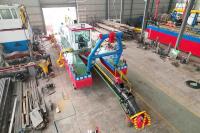 China High Dredging Efficiency Hydraulic Cutter Suction Dredger Equipment For Sand Model 400mm Discharge Pipe Anchor Boom for sale