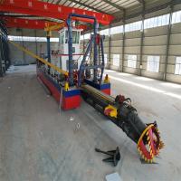 China Square Round Shape Ladder Cutter Suction Dredge With 1-15m Dredge Depth for sale