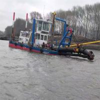 China Max Dredging Depth 45° 8m Cutter Suction Dredger For Riverbed Sand Extraction for sale