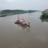 China Cutting Edge Cutter Suction Dredger With Submersible Slurry Pump 201 Kw Main Engine And 213 Kw Total Power for sale