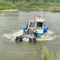 China 8m3 60 Kw Aquatic Plant Harvester With Full Automatic System for sale