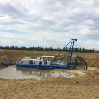 China 10 Inch Mining sand dredging equipment With Gearbox For Lake Sand Mining for sale