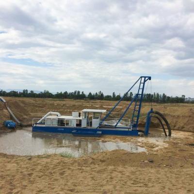 China 10 Inch Mining sand dredging equipment With Gearbox For Lake Sand Mining for sale