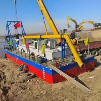 China 10 Inch Mining sand dredging equipment With Gearbox For Lake Sand Mining for sale