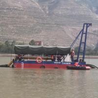China Diesel Power 300mm Jet Sand Suction Dredger With Gearbox for sale