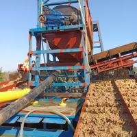 China 200m3/H Gold Dredging Machine Chain Bucket Dredger With Diesel Engine for sale