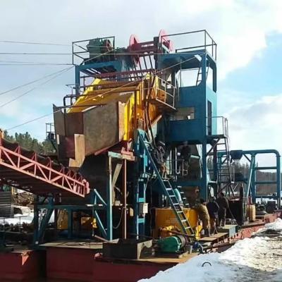 China Customized Diesel Chain Bucket Dredger For Gold Dredging for sale