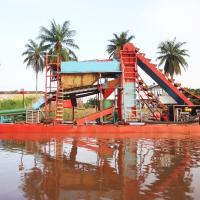 China Customized Diesel Chain Bucket Dredger For Gold Dredging for sale