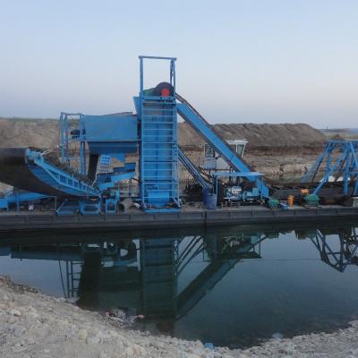 China Corrosion Resistant Large Chain Bucket Dredger For Gold Mining for sale