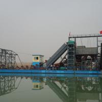 China Customized 20m Gold Dredging Machine With Chain Bucket Dredger for sale