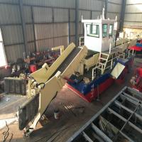 China Large Aquatic Plant Harvester With Diesel Engine For Water Weed Harvesting for sale