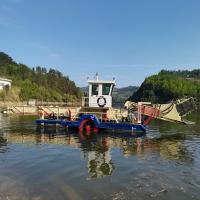 China Large Aquatic Plant Harvester With Diesel Engine For Water Weed Harvesting for sale