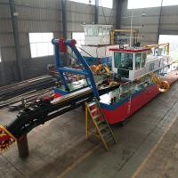 China 6 Inch Full Hydraulic Small Mud Slurry Dredging Boat Compact for sale